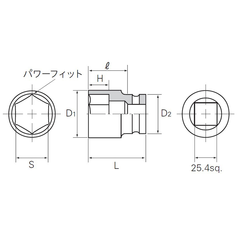 KTC インパクトレンチ用ソケットピン・リング付 BP8L-33TP 京都機械工具 | 工具の通販 FINE PIECE デリバリー｜自動車の整備機器・用品・システムがネットでお得に仕入れ ...